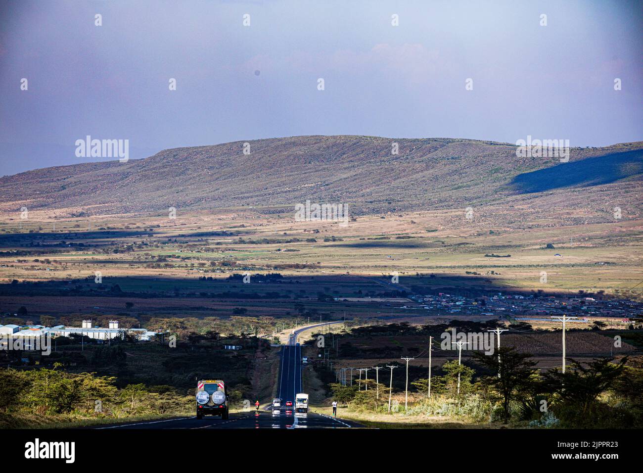 Ntulele Highway Road Narok County Kenya East Africa Great Rift Valley ...
