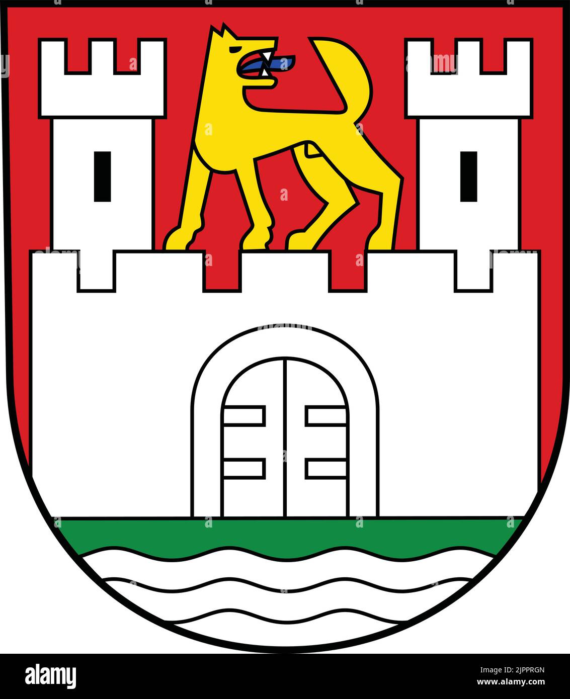 Coat of arms of WOLFSBURG, GERMANY Stock Vector Image & Art - Alamy
