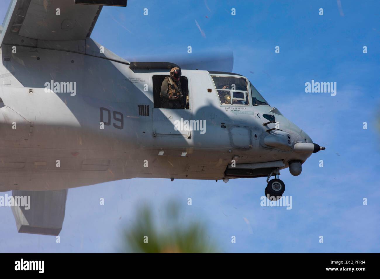 A U.S. Marine assigned to Aviation Combat Element, 22nd Marine ...