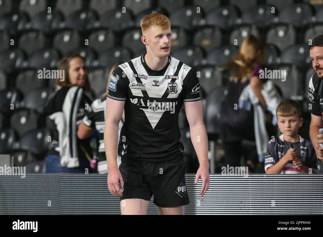Harvey Barron #32 of Hull FC after the final whistle Stock Photo - Alamy