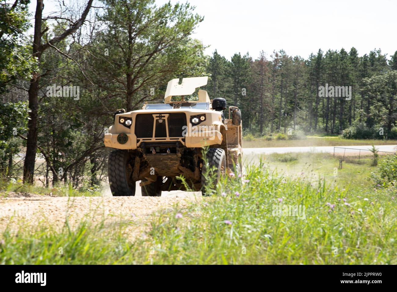 The U.S. Army’s Joint Light Tactical Vehicle is driven through an off ...