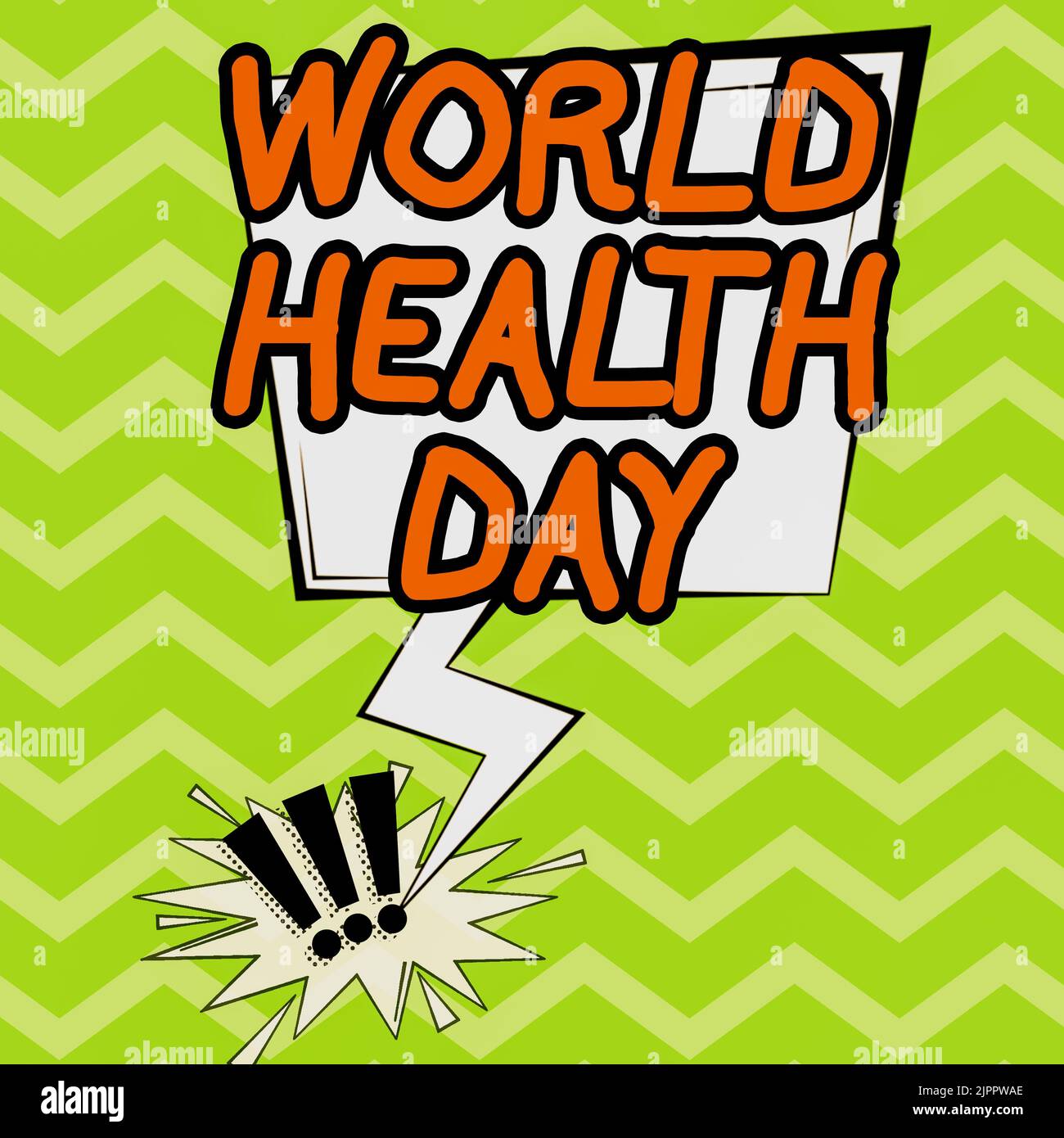 Text sign showing World Health Day, Word for Global health awareness ...