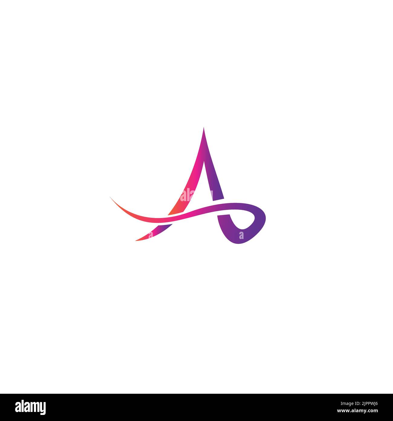 A logo symbol A Technology logo, A emblem brand Stock Vector Image ...