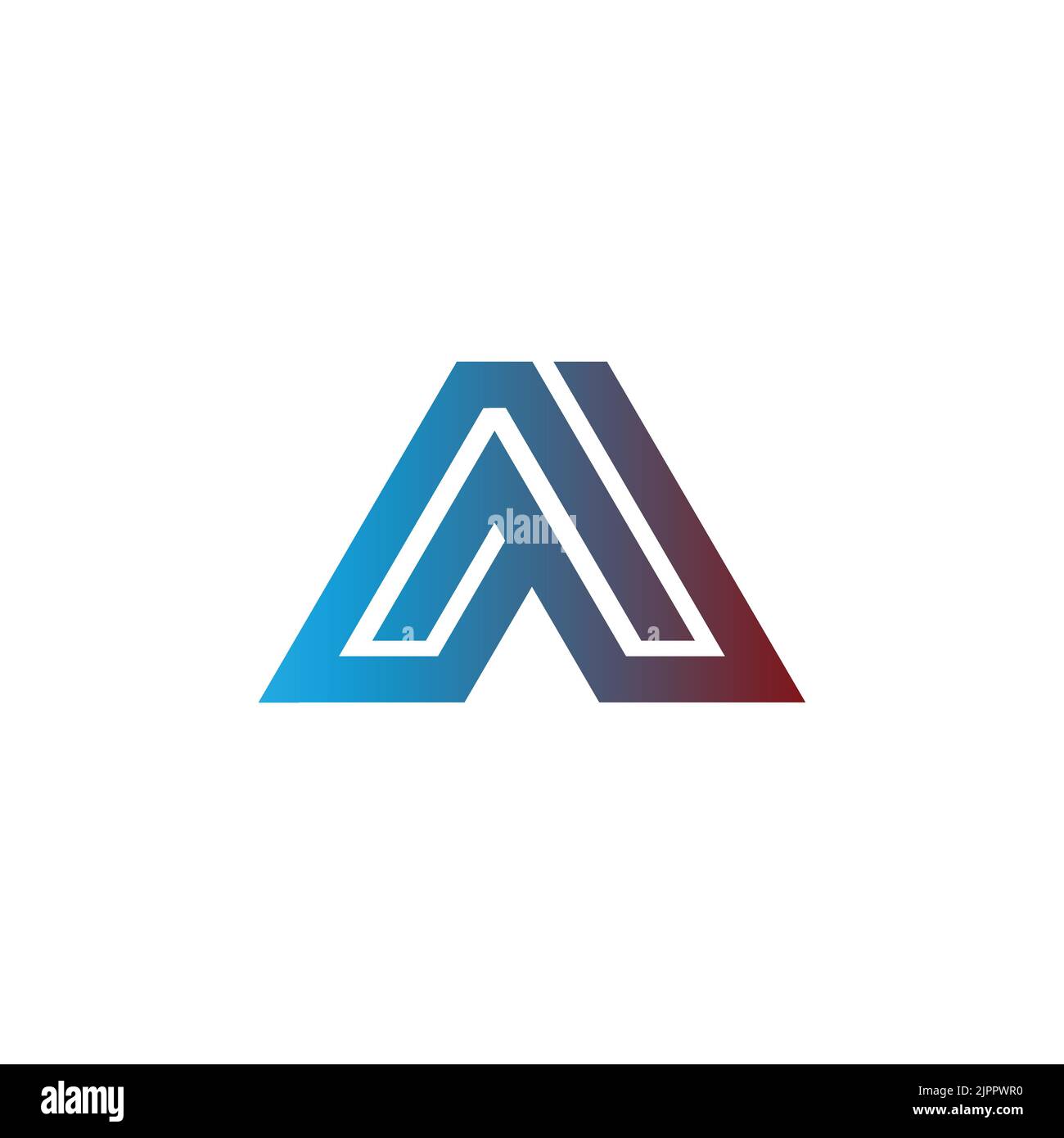 A logo symbol A Technology logo, A emblem brand Stock Vector Image ...