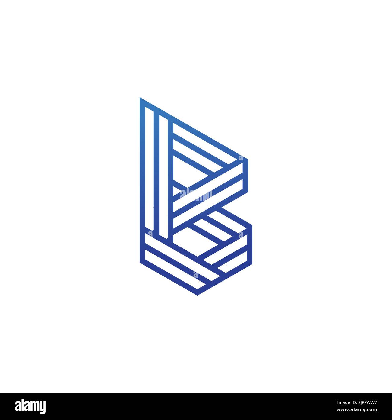 B logo symbol B Technology logo B emblem brand Stock Vector Image & Art ...