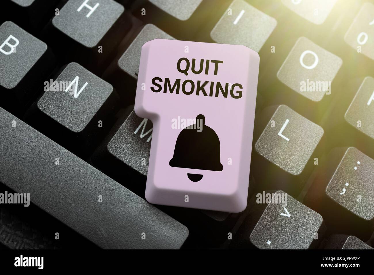 Hand writing sign Quit Smoking, Word Written on Discontinuing or ...