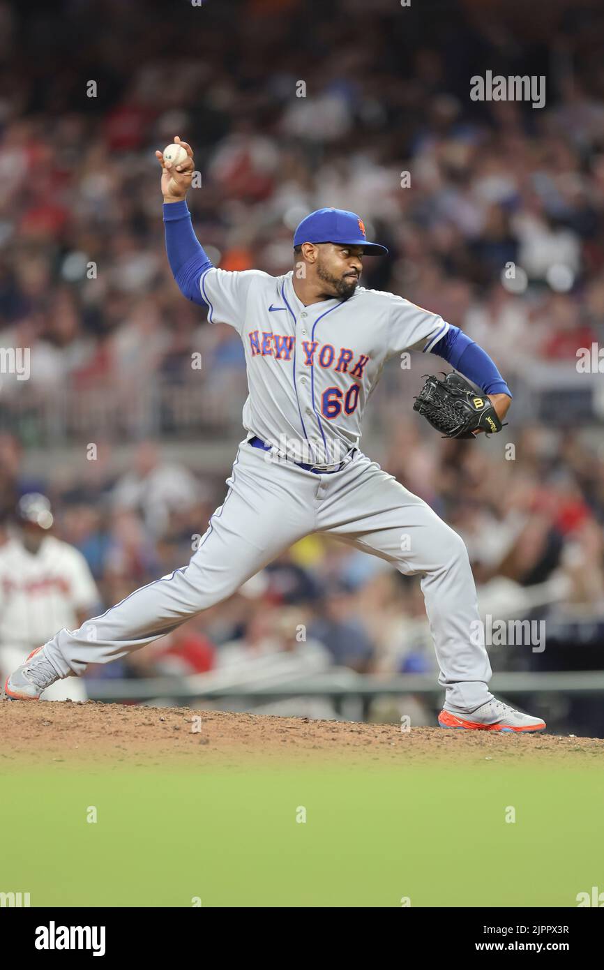 Atlanta, GA. USA; New York Mets relief pitcher Mychal Givens (60 ...