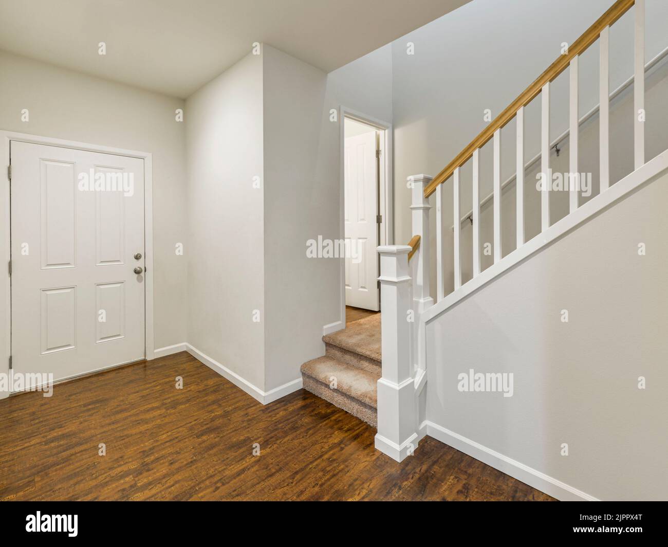 Modern residential front entrance interior Stock Photo - Alamy