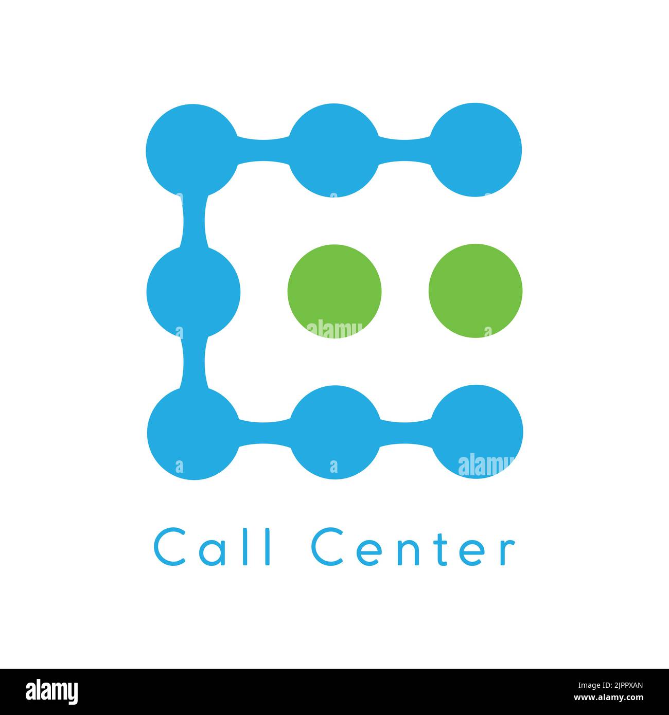 Call Center Logo, Communication support logo Stock Vector Image & Art ...