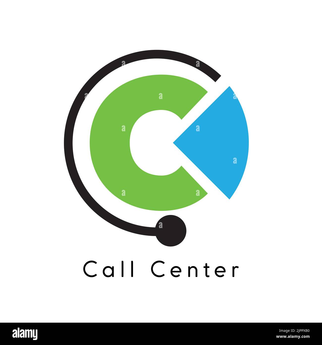 Call Center Logo, Communication support logo Stock Vector Image & Art ...
