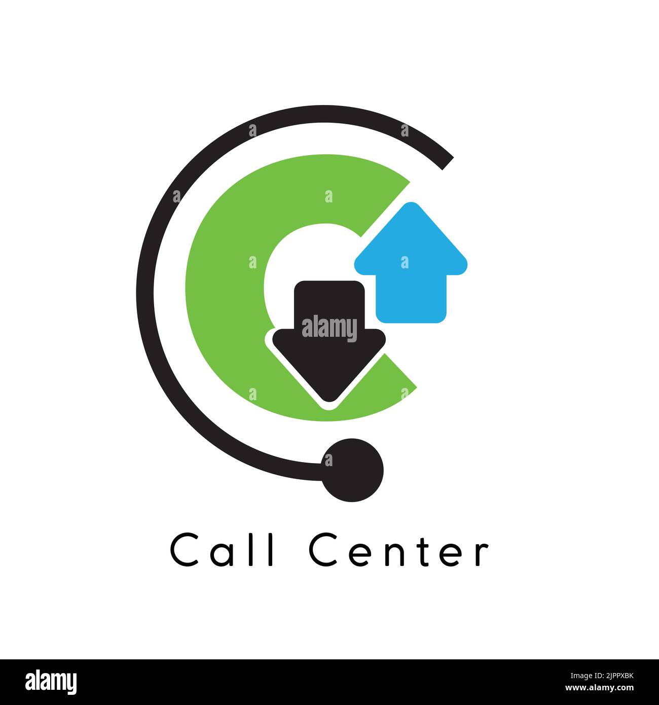 Call Center Logo, Communication support logo Stock Vector Image & Art ...