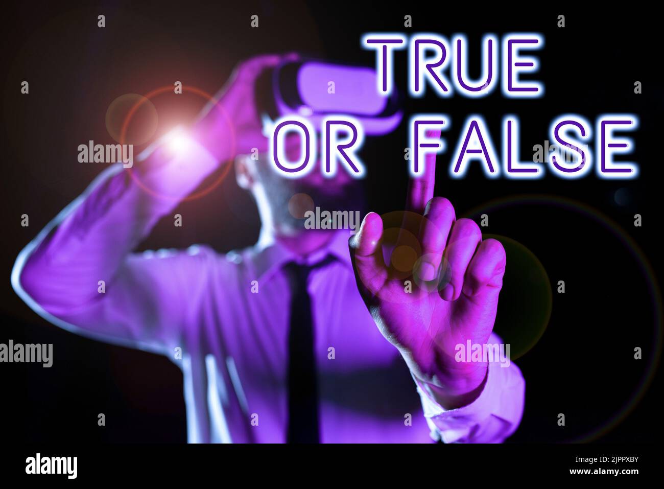 Text sign showing True Or False, Internet Concept Decide between a fact ...