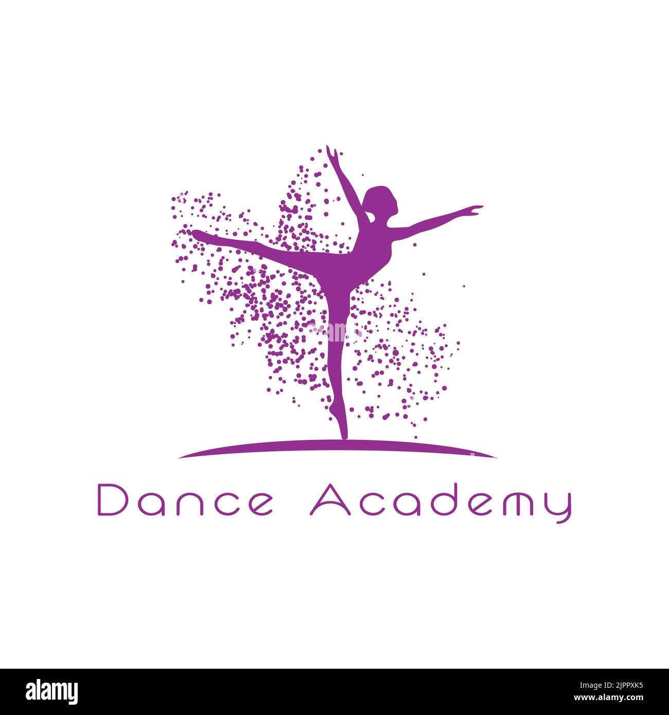 Dance Academy logo, ballerina, dancer symbol Stock Vector Image & Art ...
