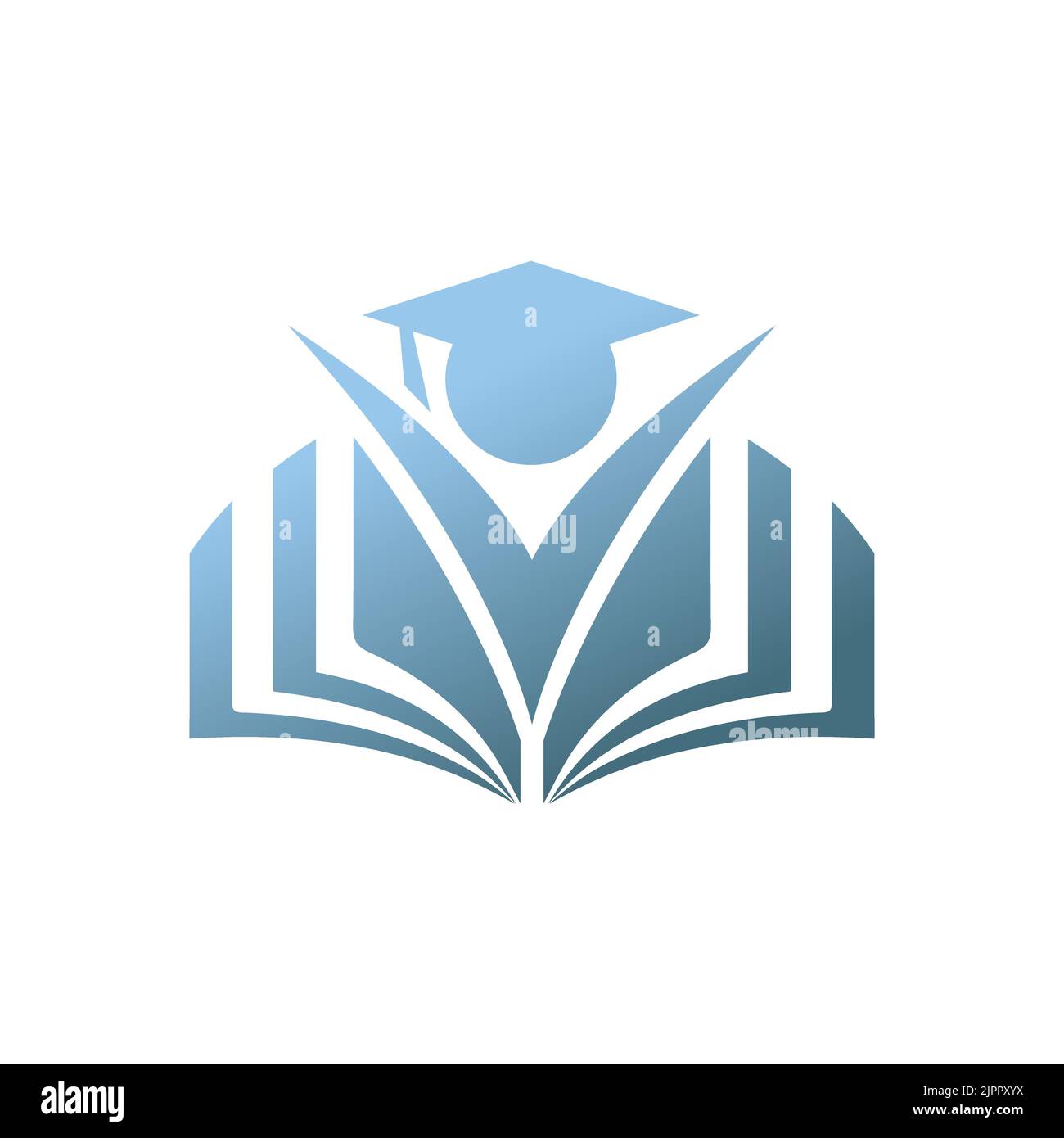 graduated logo universty symbol education icon vector Stock Vector ...