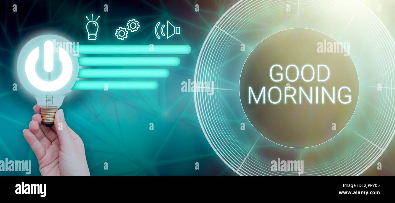 Conceptual display Good Morning, Business overview A conventional ...