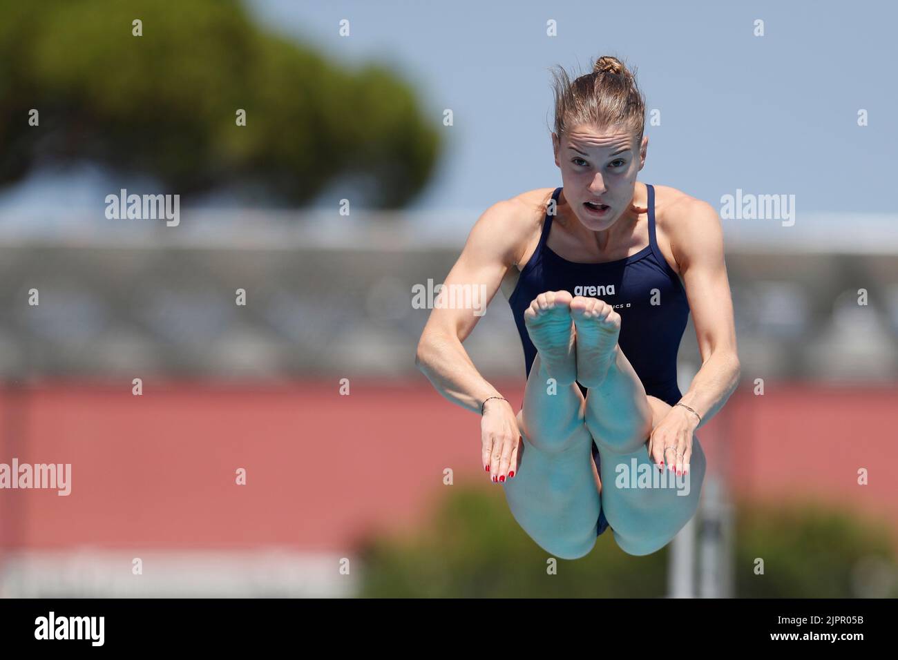 Rome, Italy, 16th August 2022. Michelle Heimberg of Switzerland ...