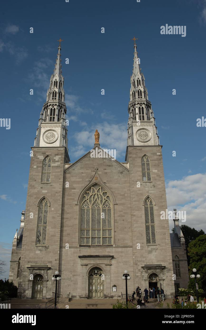 the Notre Dame Cathedral Basilica in Ottawa,Canada Stock Photo - Alamy