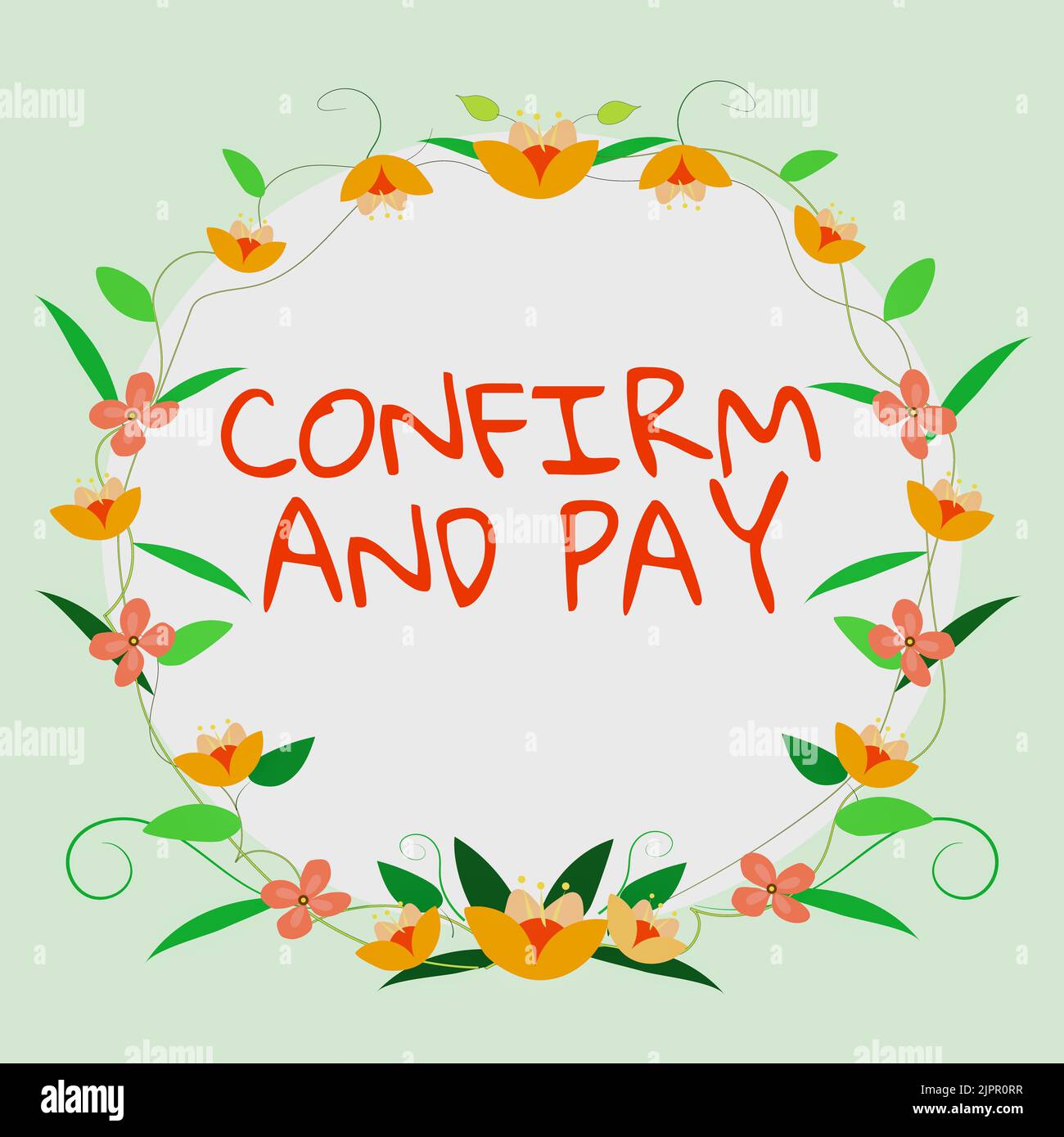 Conceptual caption Confirm And Pay, Concept meaning Check out your ...