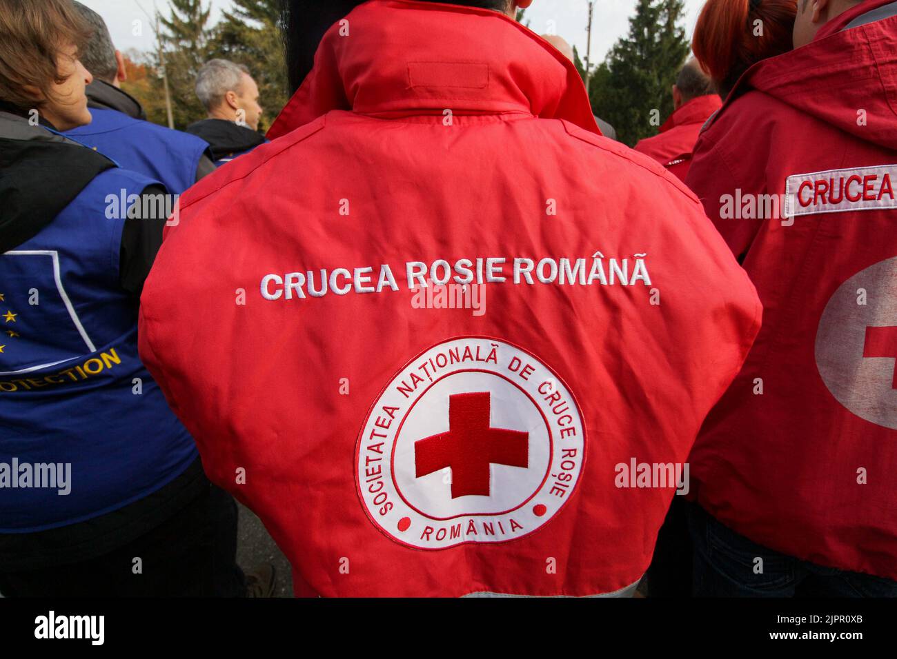 Bucharest, Romania - October 18, 2018: Teams at EU Module Exercises "EU ...