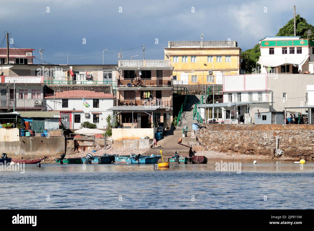 Viewed from the Ferry, Ko Lau Wan village, Sai Kung Country Park, Hong ...