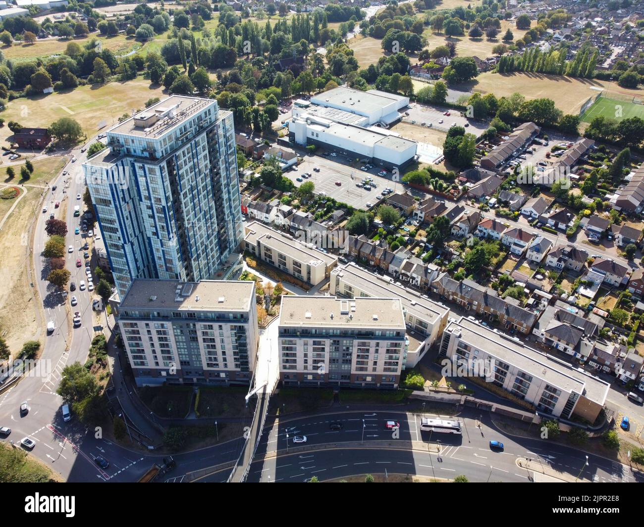 Railway bridge on mountain background hi-res stock photography and ...