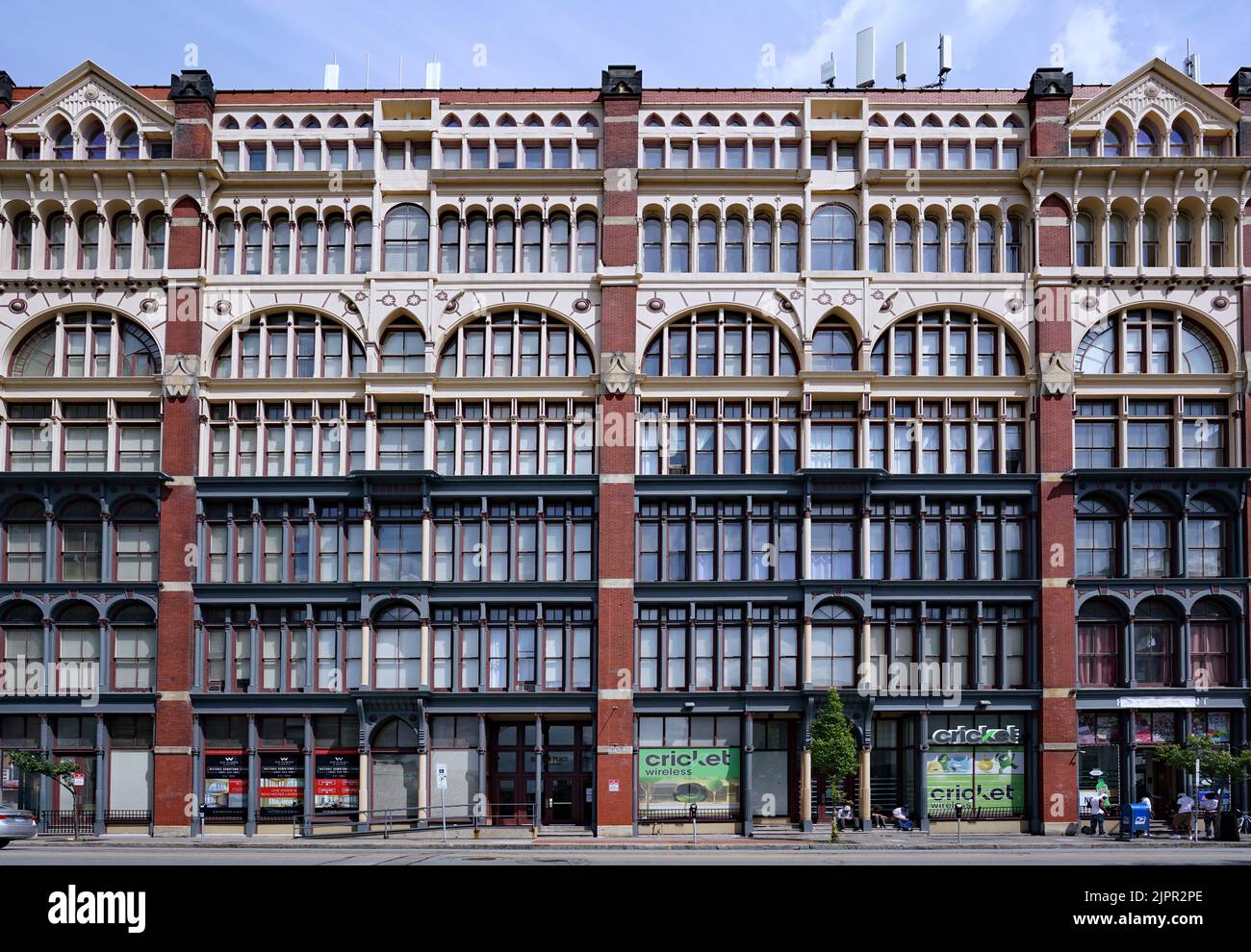 The downtown district of Rochester, New York, preserves ornate ...