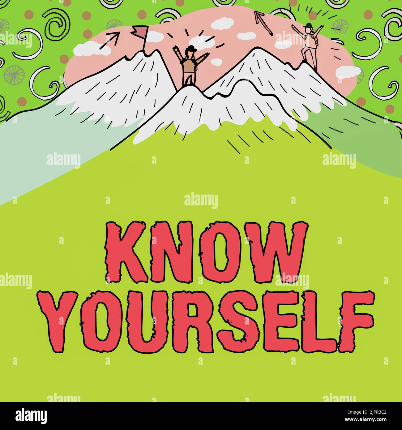 Text showing inspiration Know Yourself, Internet Concept Find You ...