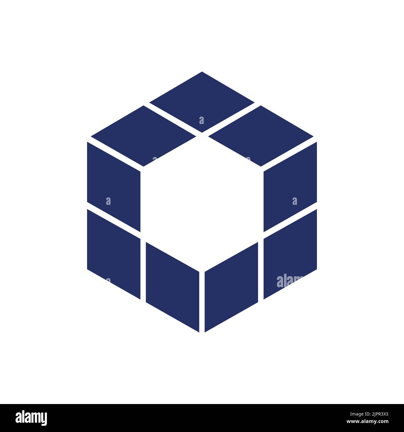 cube emblem, cubes logo icon Stock Vector Image & Art - Alamy