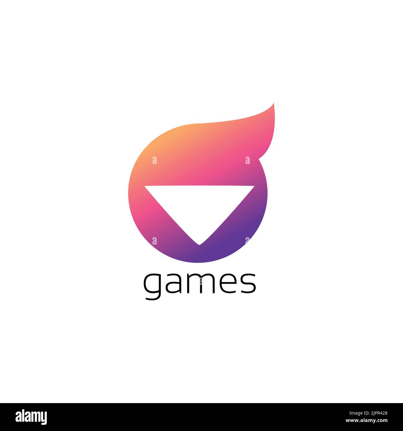 game company logo gamer logo, play games icon Stock Vector Image & Art ...
