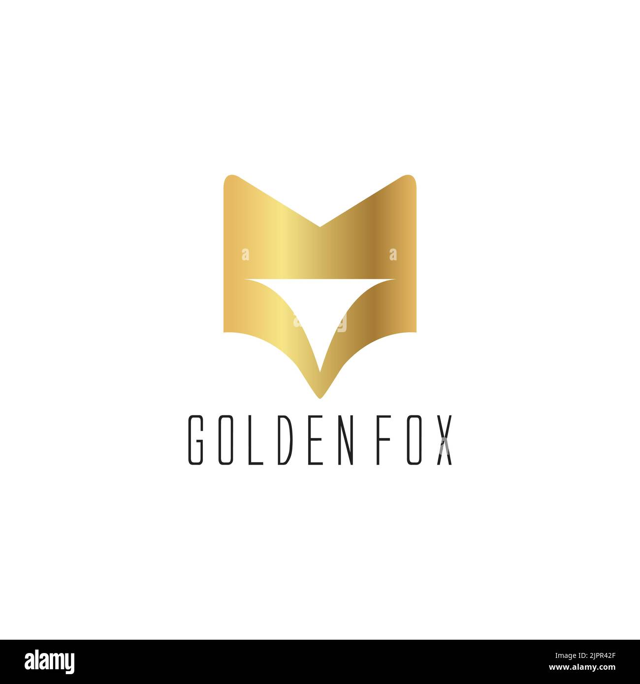 Fox Head Logo Template icon Stock Vector Image & Art - Alamy