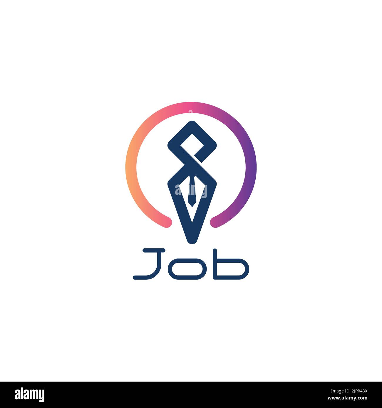 job logo work icon working symbol, jobs mobile service logo Stock ...