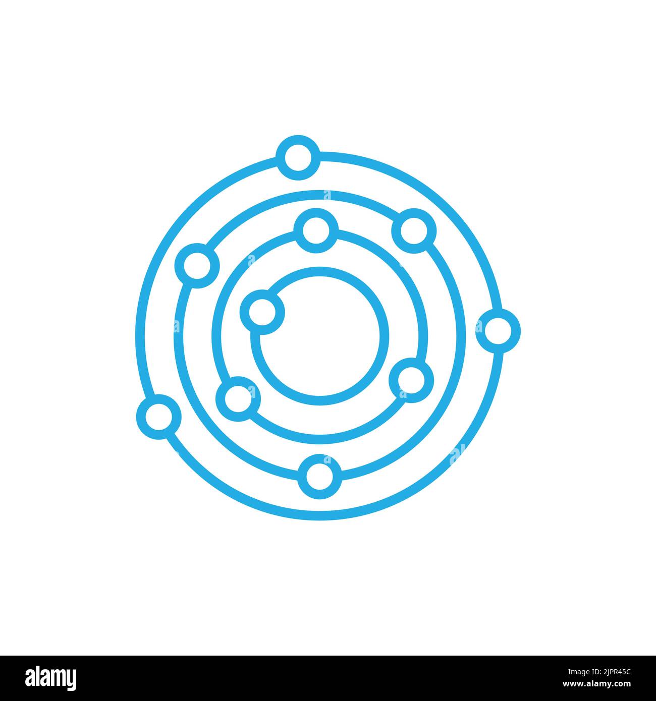 Solar System Sun Planets Universe Space vector Stock Vector Image & Art ...