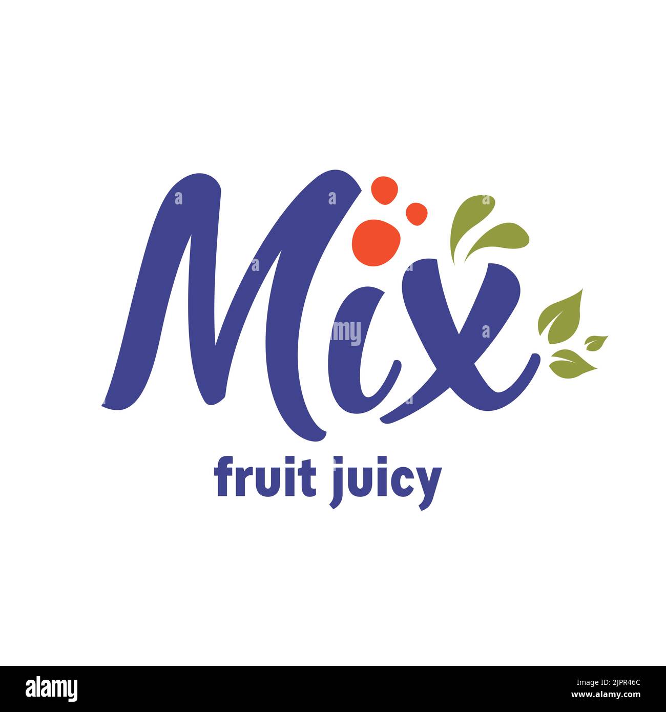 mix fruit juicy logo, healthy drink Stock Vector Image & Art - Alamy