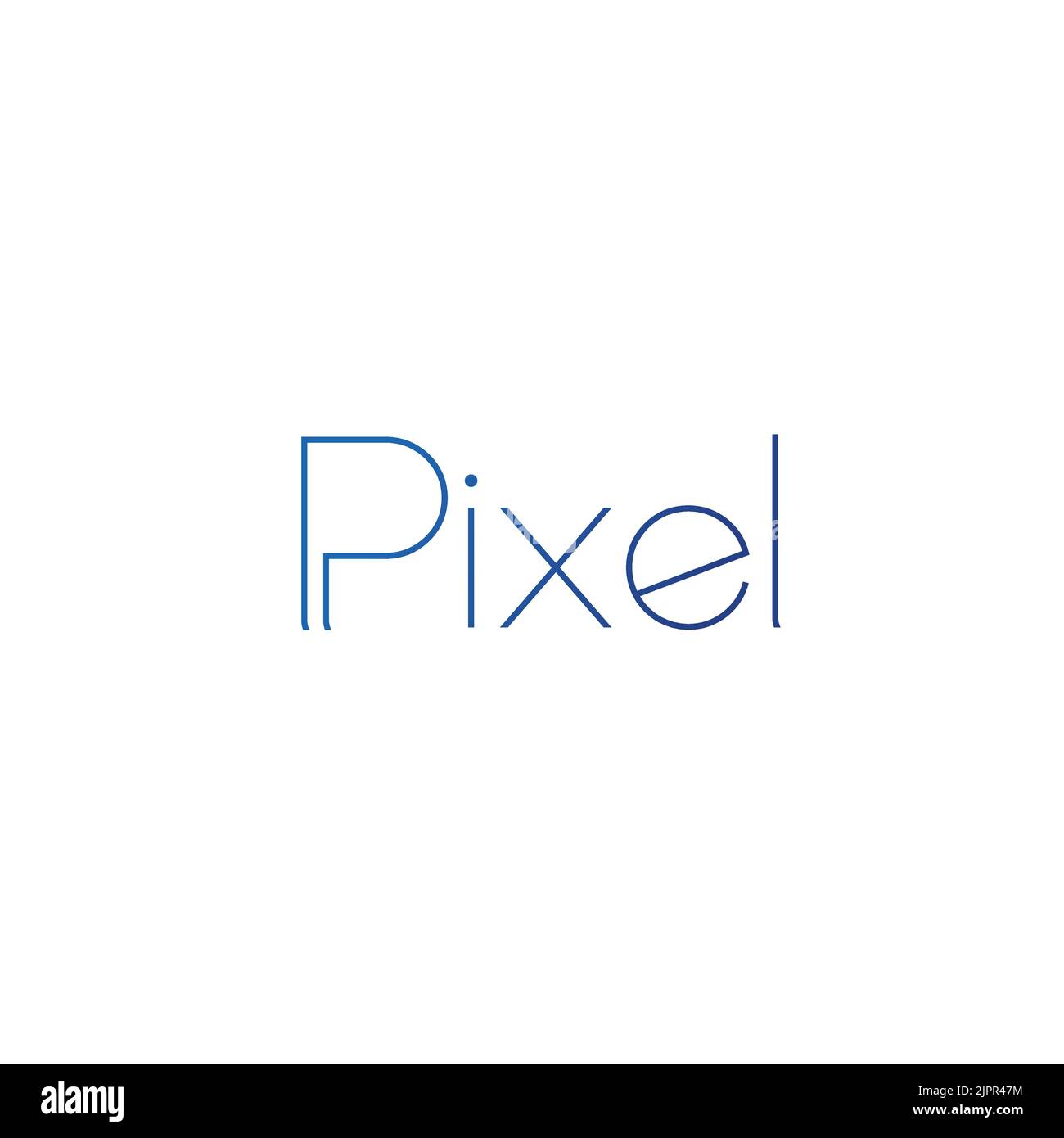 Pixel alphabet isolated digital font Cut Out Stock Images & Pictures ...