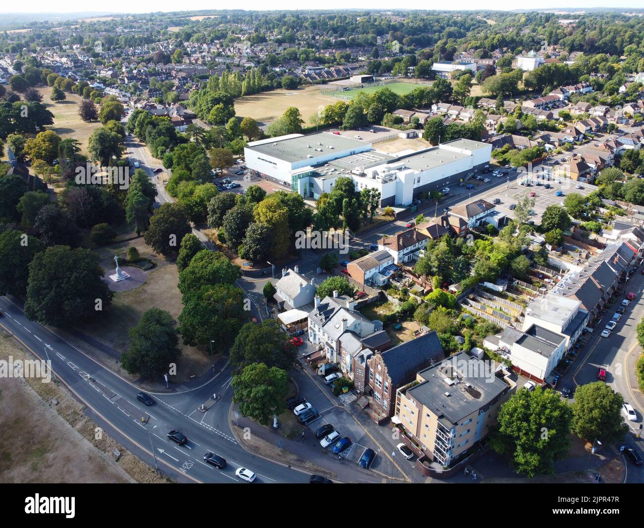Train tracks top view hi-res stock photography and images - Alamy