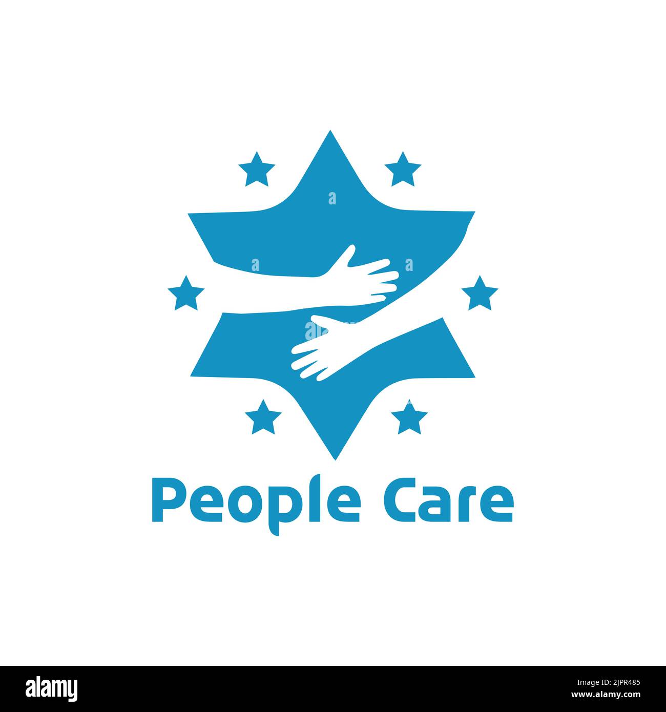 People Care Logo, volunteer the community logo Stock Vector Image & Art ...
