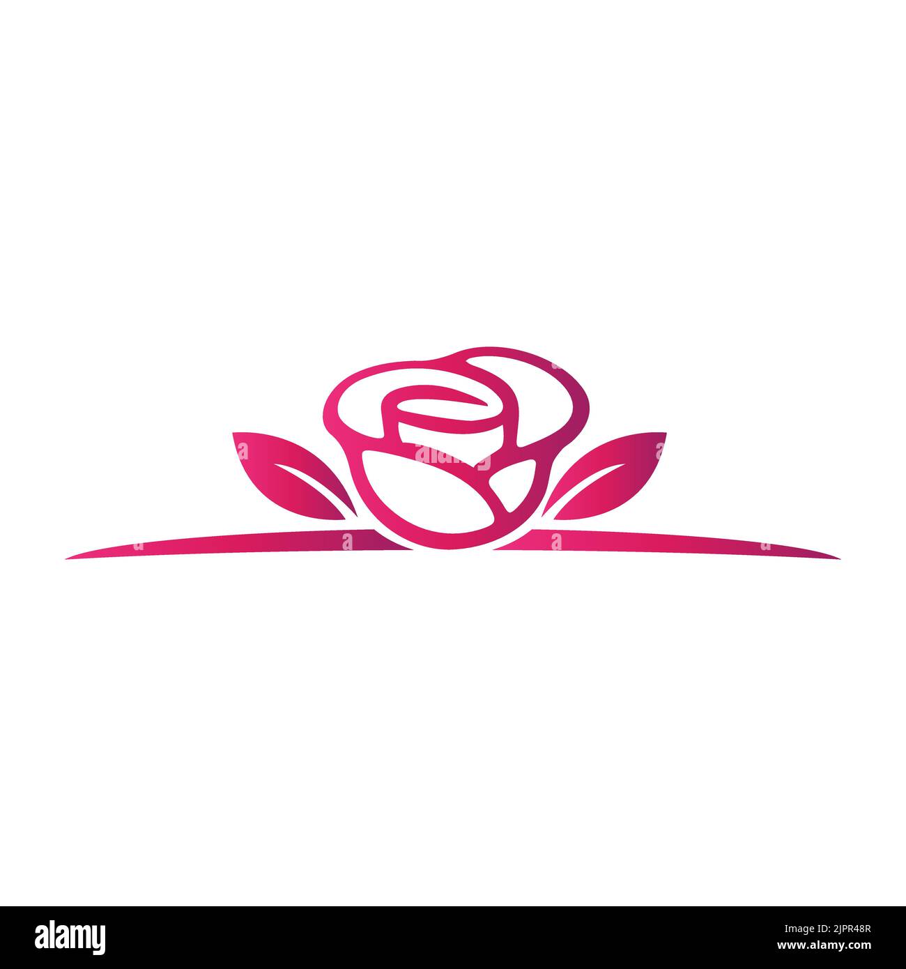 rose symbol logo, rose tattoo, rose modern badge icon Stock Vector ...