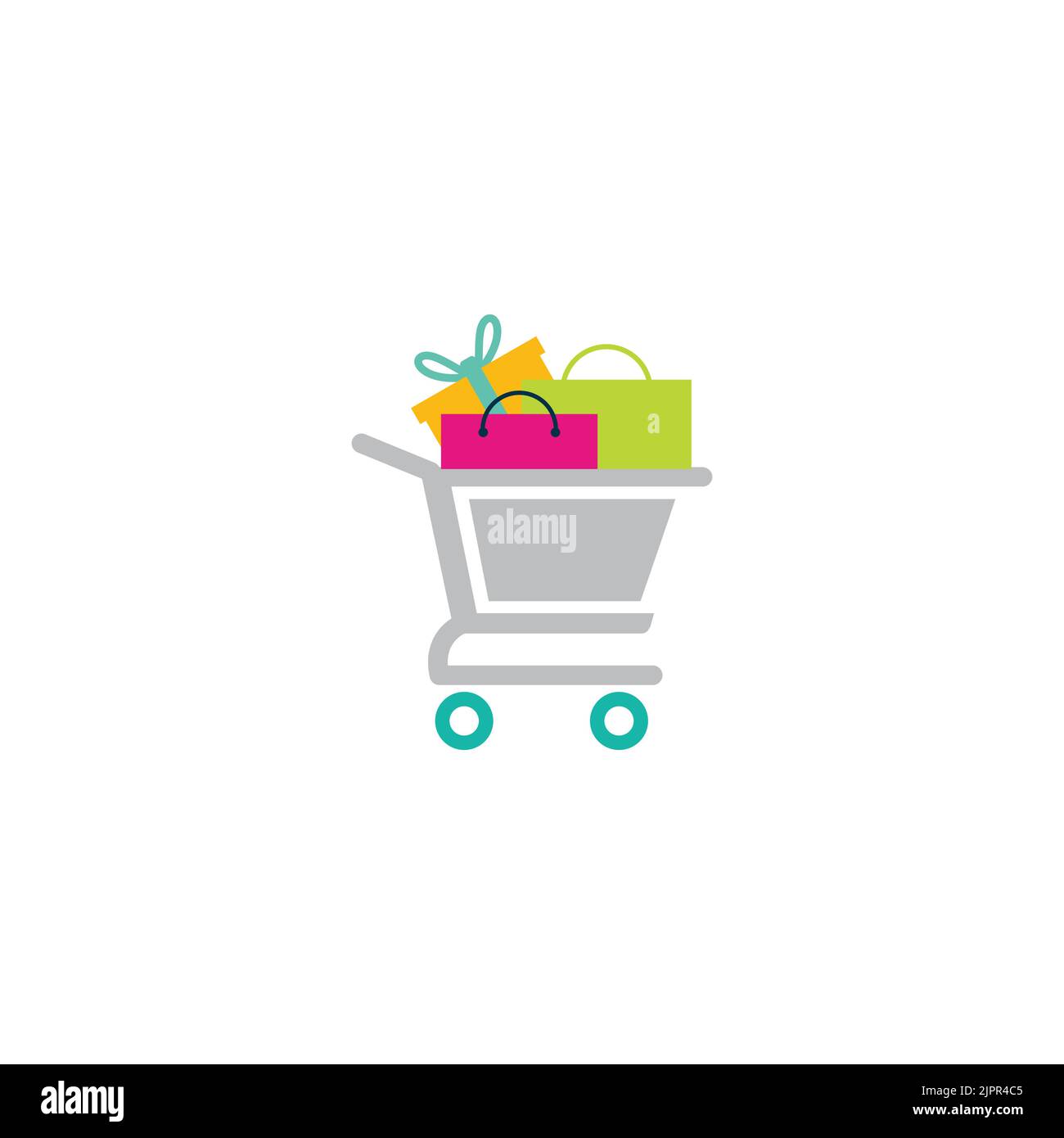 cute shopping cart logo mascot Stock Vector Image & Art - Alamy