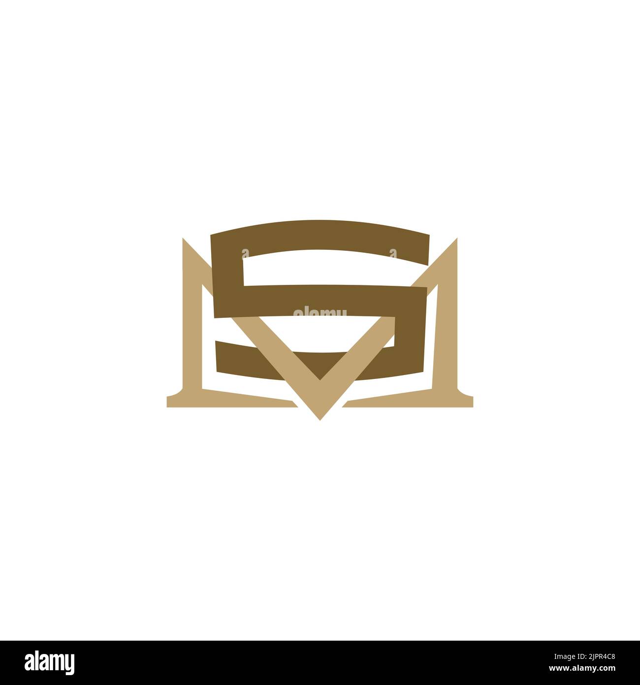 SM logo tattoo symbol, modern brand design Stock Vector Image & Art - Alamy