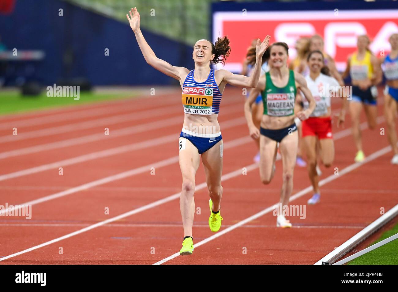 Laura Muir (Great Britain). Gold Medal, 1500m. European Championships ...