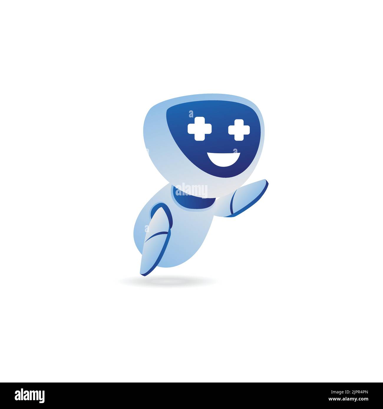 Innovation technology science fiction future cute little 3d robot ...