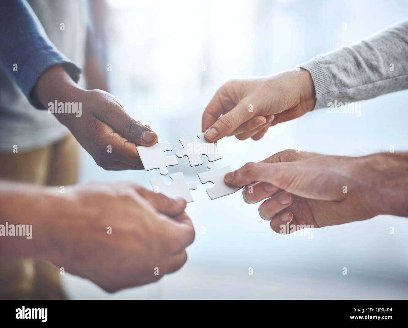 Putting their vision together. Closeup shot of a group of ...