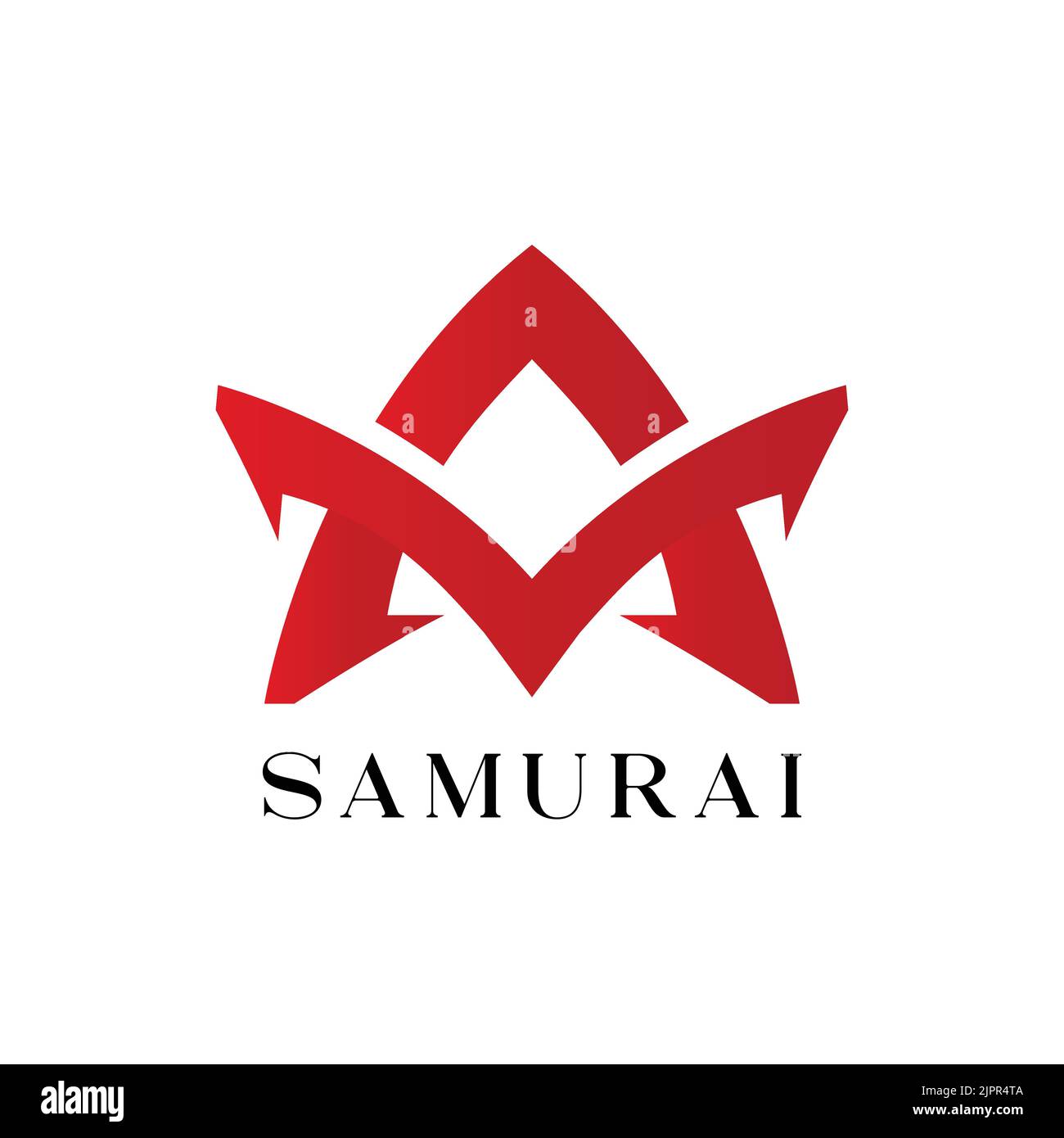 samurai logo, japan warrior logo, asian mask icon Stock Vector Image ...