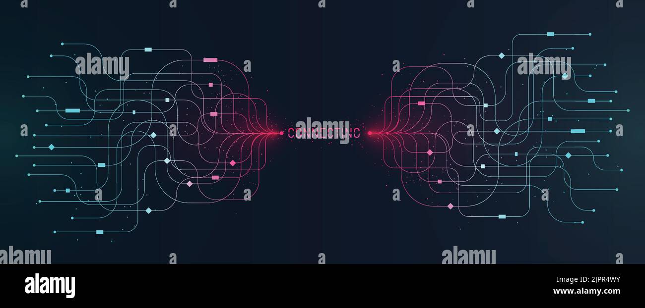 Merge concept abstract Stock Vector Images - Alamy