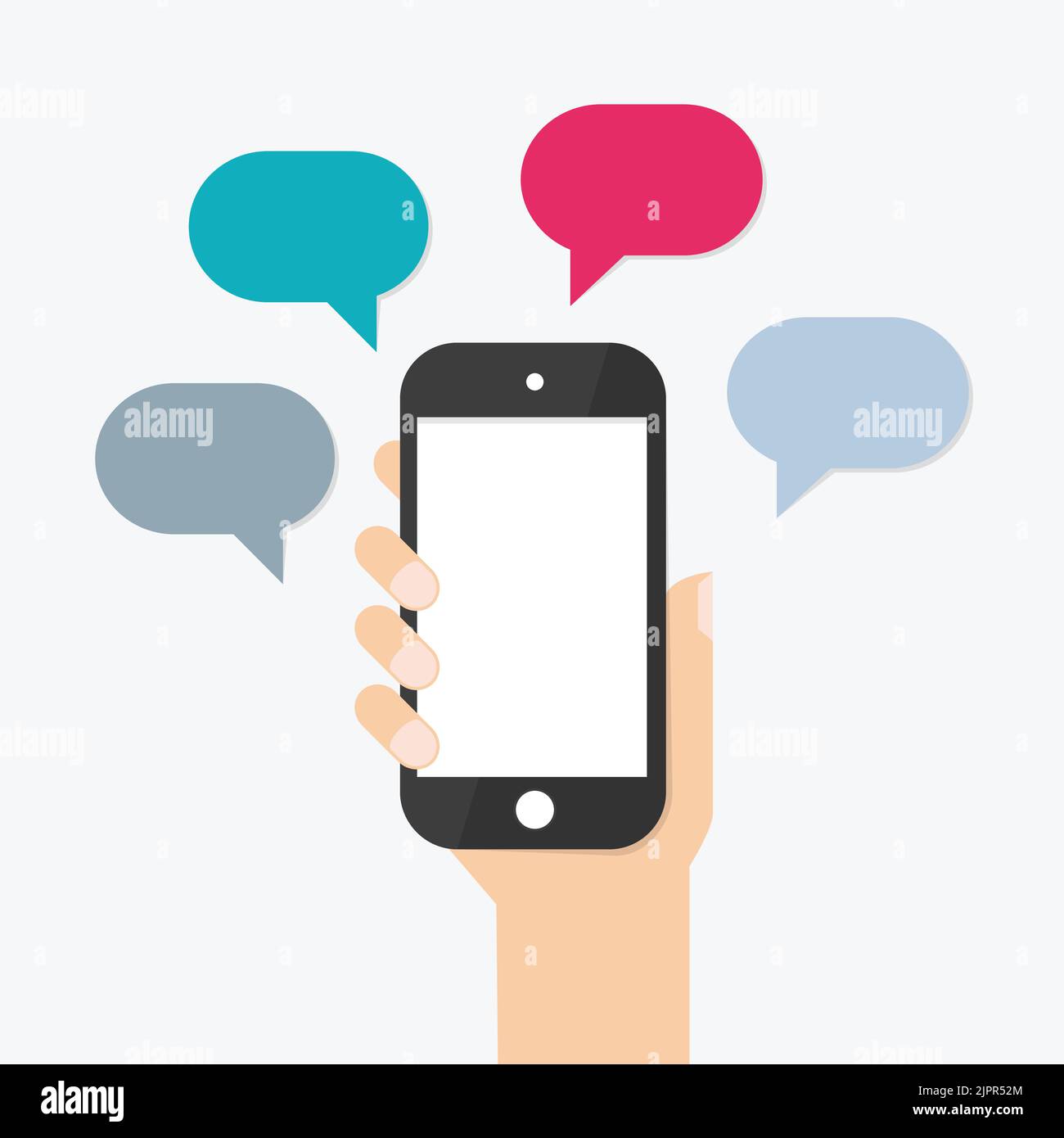 Chat box vector vectors hi-res stock photography and images - Alamy