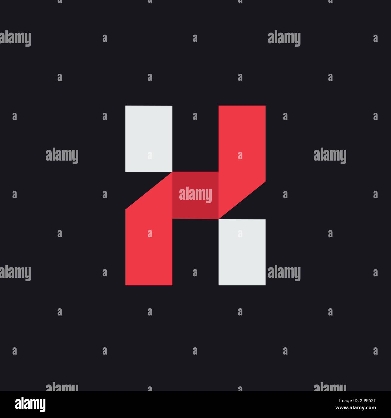H letter logo design template. Graphic alphabet symbol for corporate ...
