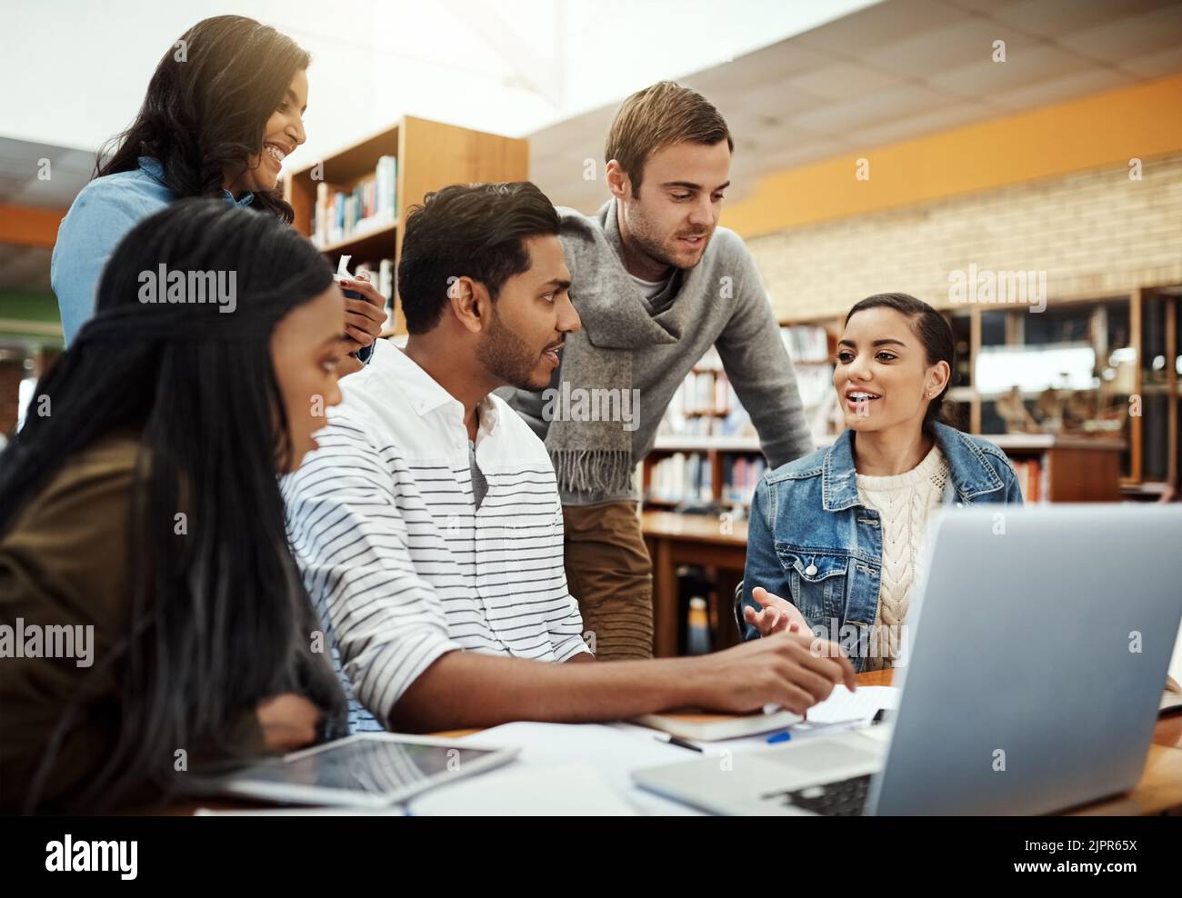 They all bring something different to the table. a group of university ...