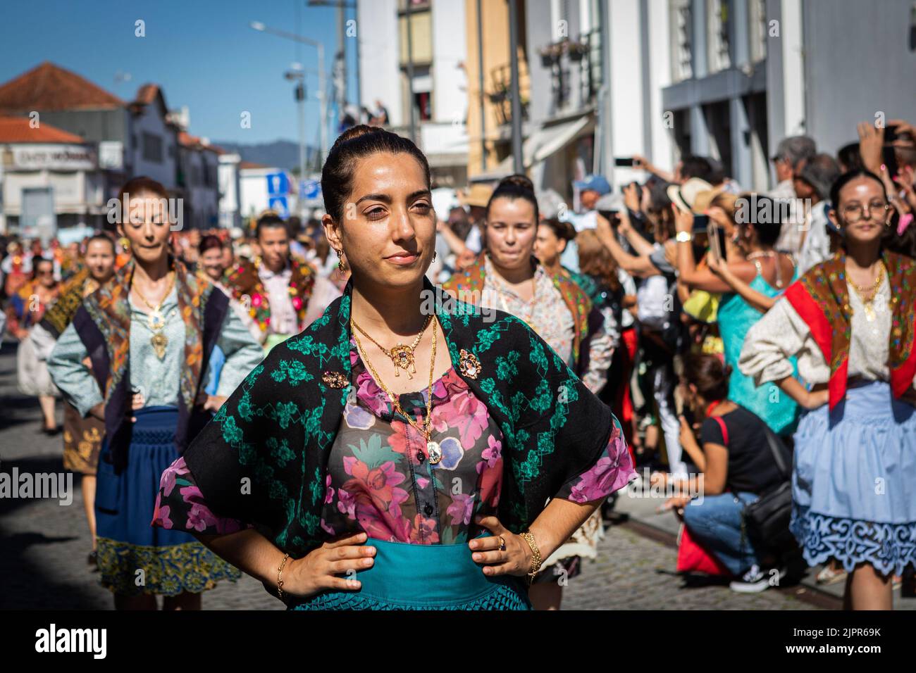 Portrait of a woman dressed in fishermen's wives clothing. More than ...