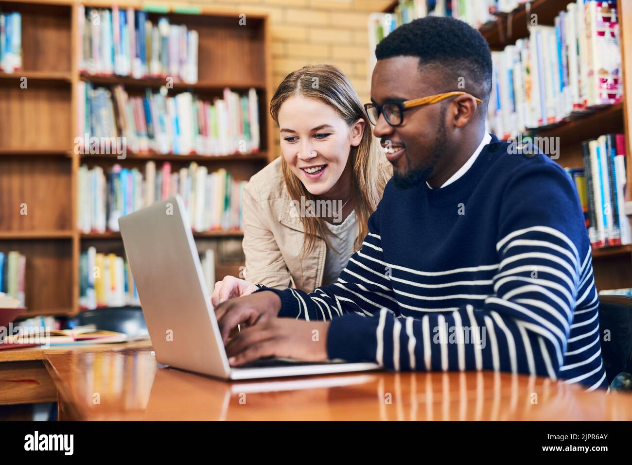 Well get full marks with all this information. a young woman looking on ...