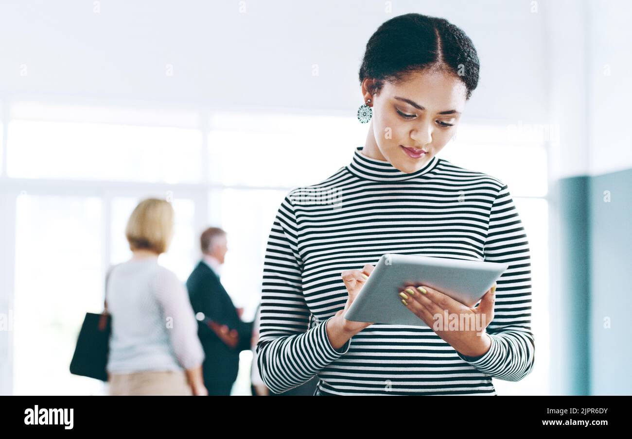 She never lets herself become distracted. an attractive young ...